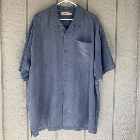 Tommy Bahama | Shirts | Tommy Bahama Blue Casual Button Down Shirt With ...